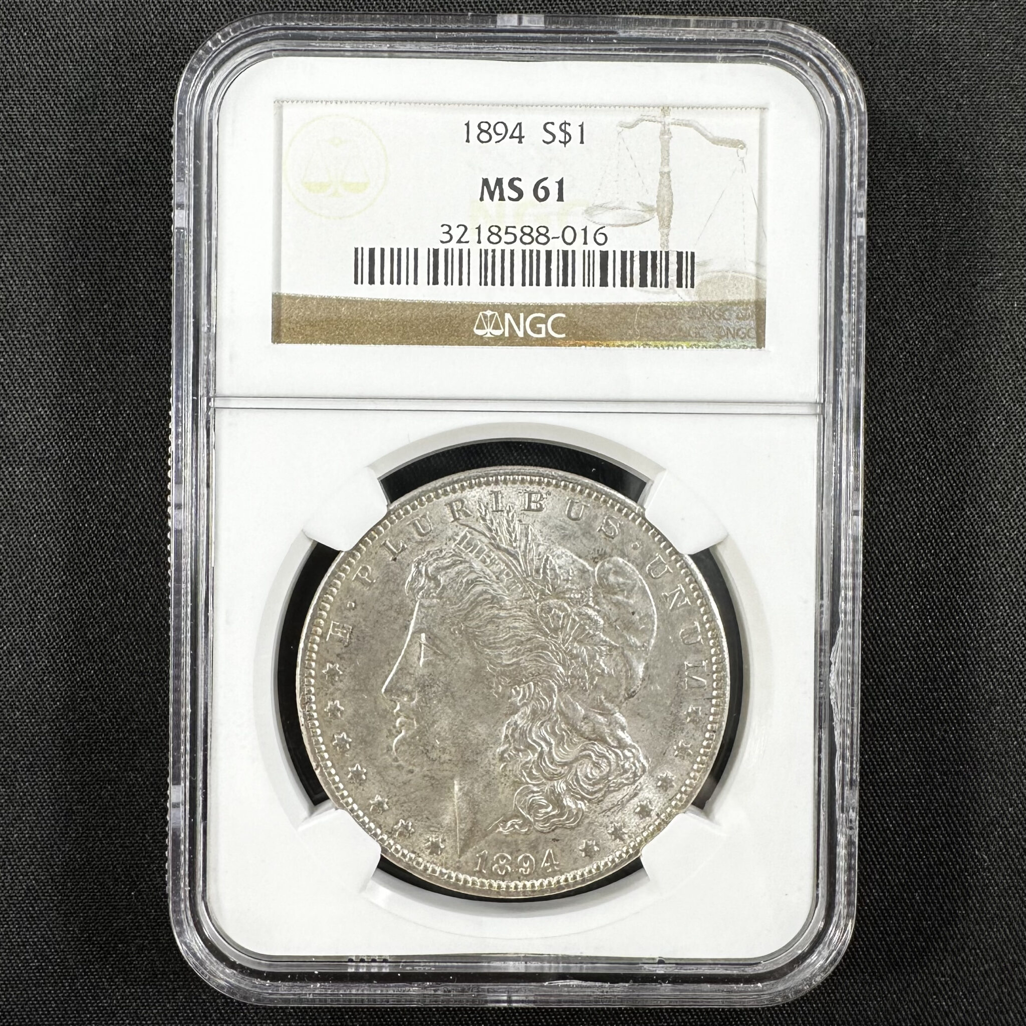 1894 Morgan Silver Dollar MS61 NGC (Key Date) • Capital Coin & Bullion