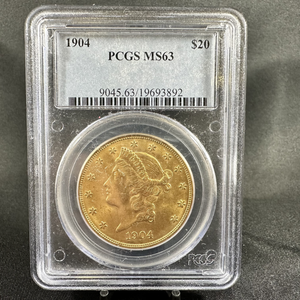 1904 $20 Double Eagle Liberty MS63 PCGS Gold Coin • Capital Coin & Bullion